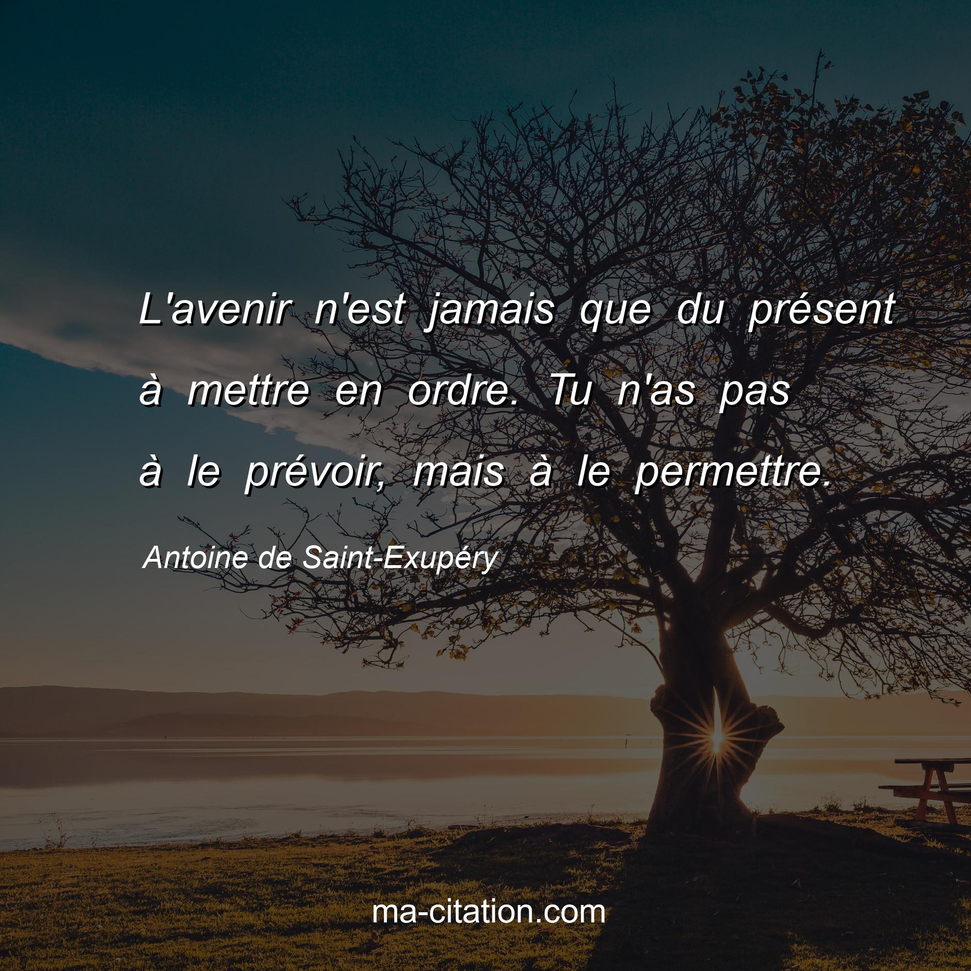 L'avenir n'est jamais que du présent à mettre en ordre. | Ma-Citation.com L'avenir n'est jamais que du présent à mettre en ordre. | Ma-Citation.com